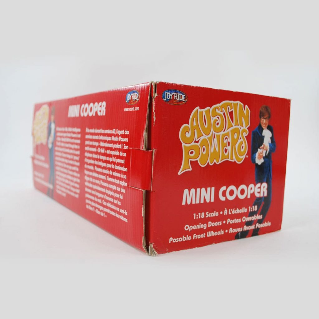 Austin powers Mini Cooper Diecast Car 1/18 Scale By RC2