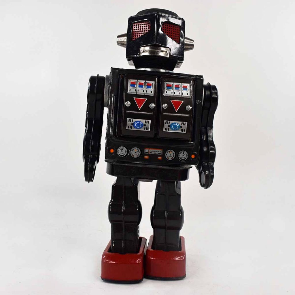 Schylling Thunder Robot, Collector Series in RED Color