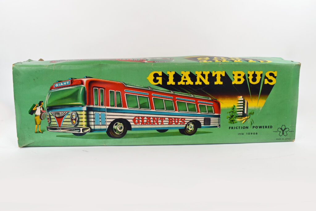 Yonezawa Giant Bus Friction Powered Toy with Box