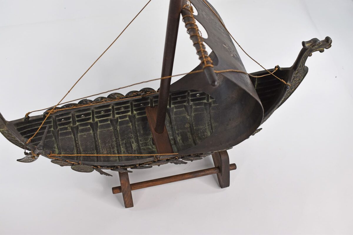 Edward Aagaard Viking Ship Bronze Copenhagen Iron Art